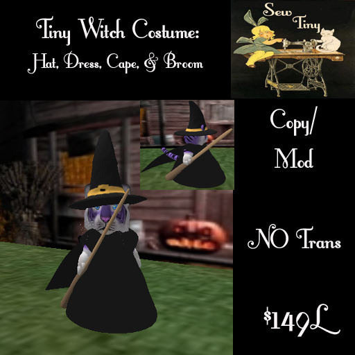 Second Life Marketplace - Tiny Witch Costume